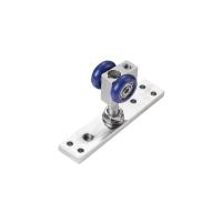 China Heavy-Duty Stainless Steel Silent Pulley Folding Sliding Door Hinge Nylon Pulley Track Wooden Door Window Hinges for sale
