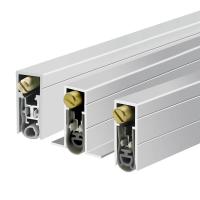 China Modern Door Bottom Sealing Strip Automatic Lifting U-shaped Aluminum Alloy Screw Soundproof Noise Reduction Hidden Hotel Door for sale