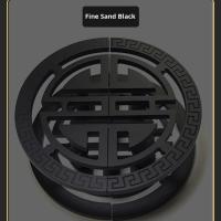 China Antique Retro Large Pull Handle Semi-Circular Traditional Design Aluminum Alloy Plate Villa Apartment Hotels Living Rooms Glass for sale