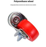 China Direct Factory Sale Universal PVC Caster Furniture Wheel Trolley M6 M8 M10 Screw Rod Brake Plastic Material Hospitals Schools for sale