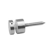 China Side-Mounted Wooden Glass Stair Fixing Clip 304 Stainless Steel Solid Thickened Glass Nail Floating Stair Fixing Screw Modern for sale