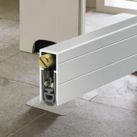 China Automatic Aluminum Alloy Door Bottom Sealing Strip Hotel Door Embedded Invisible Barrier Soundproof Windproof Insulating for sale
