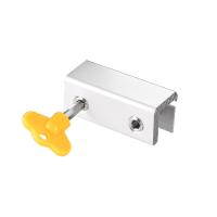 China Xiongfeng No-Drill Screw Sliding Window Limiter Aluminum Alloy Lock Child Protection Anti-Theft Safety Modern Design Glass 16mm for sale