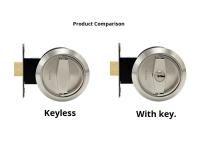 China Stainless Steel Invisible Hidden Door Lock Modern Design Universal Bedroom Doors Wall-Mounted Sliding Door Closure Doors for sale