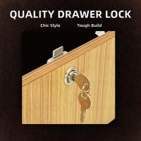 China Manufacturer Factory's Modern-Style Kitchen Application Furniture-Quality Zinc Durable Metal Key Lock 180 Rotation Easy for sale