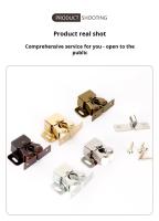 China Modern Home Security Home Office Door Stopper Magnetic Spring Zinc Finish Iron Hinges Safe Door Catches Door Closer HUIGU for sale