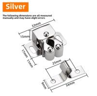 China Modern Double Ball Magnetic Cabinet Door Iron Roller Catch Outdoor Kitchen Spring Style Durable Easy Assembly Furniture Hardware for sale