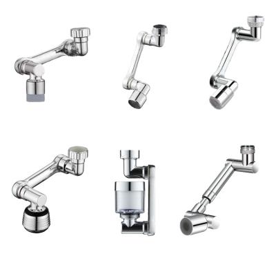China Modern Style Brass Bathroom Sink Faucet Aerator Large Angle Universal Length Adjustable Swivel Extender Nozzle OEM HD-FA-001 5+ for sale