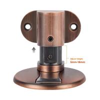 China XF Black Red Bronze Durable Door Stopper Zinc Alloy Non-Punch Anti-Collision 3-Year Warranty Minimalist Design Wall Mount Hotel for sale