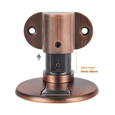 China XF Black Red Bronze Durable Door Stopper Zinc Alloy Non-Punch Anti-Collision 3-Year Warranty Minimalist Design Wall Mount Hotel for sale