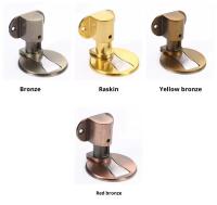 China XF Black Red Bronze Durable Door Stopper Zinc Alloy Non-Punch Anti-Collision 3-Year Warranty Minimalist Design Wall Mount Hotel for sale