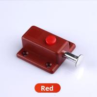 China Direct Sale Manufacturer ABS Plastic Self-Resilient Brown Spring Latch Door Catcher Cabinet Door Surface-Mounted Living Room for sale