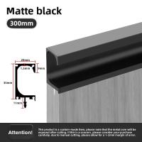 China Rectangle Stainless Steel Modern Durable Furniture Handles Knobs Full-Height Hidden Dresser Cabinet Door Wardrobes Living Room for sale