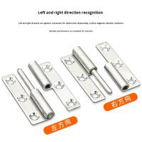 China Xiongfeng Removable Detachable Stainless Steel Folding Door Hinge 4-Hole Bathroom Modern Simple Design Left/Right Loose Leaf No for sale