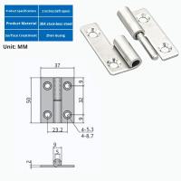 China Xiongfeng Removable Detachable Stainless Steel Folding Door Hinge 4-Hole Bathroom Modern Simple Design Left/Right Loose Leaf No for sale