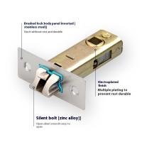 China Modern Single Tongue Bathroom Door Lock Durable Zinc Alloy Insert Three-Prong Silent Core 1 Year Warranty Total Project Solution for sale