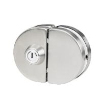 China 304 Stainless Steel Modern Double Door Furniture Lock Brass Key Anti-Theft Free Hole Sliding for Office Gym Bathroom School for sale