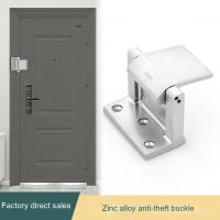 China Modern Living Room Office Furniture Lock Invisible Closing Latch Anti-Theft Anti-Lock Zinc Alloy Buckle Bolt Chain Hasp for sale