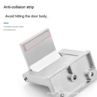 China Modern Living Room Office Furniture Lock Invisible Closing Latch Anti-Theft Anti-Lock Zinc Alloy Buckle Bolt Chain Hasp for sale