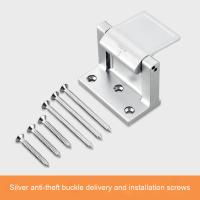 China Modern Living Room Office Furniture Lock Invisible Closing Latch Anti-Theft Anti-Lock Zinc Alloy Buckle Bolt Chain Hasp for sale