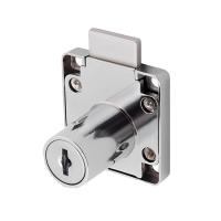 China Modern Zinc Alloy 136/138 Furniture Locks Hardware Key Unlock Office Desk Cabinet Lock 15-18mm Door Thickness Easy Installation for sale