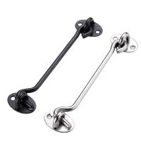 China Tisway Bold Solid Stainless Steel Staircase Furniture Lock Non-Perforated Modern Design Durable 180 Rotation Screw Free Glue for sale
