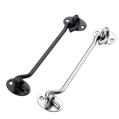China Tisway Bold Solid Stainless Steel Staircase Furniture Lock Non-Perforated Modern Design Durable 180 Rotation Screw Free Glue for sale