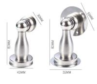 China Stainless Steel Modern Anti-Collision Door Stopper Easy Installation Wall Mount for Hotel Use 1 Year Warranty Total Project for sale