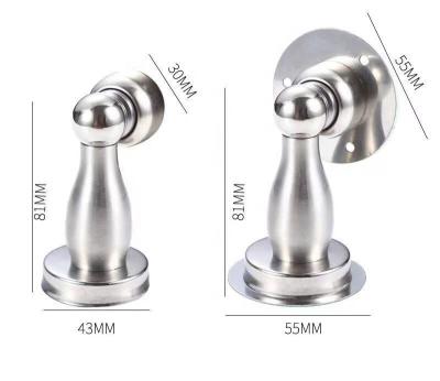 China Stainless Steel Modern Anti-Collision Door Stopper Easy Installation Wall Mount for Hotel Use 1 Year Warranty Total Project for sale