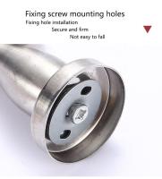 China Stainless Steel Modern Anti-Collision Door Stopper Easy Installation Wall Mount for Hotel Use 1 Year Warranty Total Project for sale