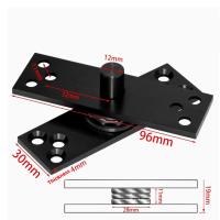 China 360-Degree Superior and Inferior Rotating Heavy-Duty Hidden Wood Furniture Hinge for Invisible Glass/Revolving Doors for sale