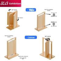 China 360-Degree Superior and Inferior Rotating Heavy-Duty Hidden Wood Furniture Hinge for Invisible Glass/Revolving Doors for sale