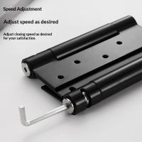 China Stainless Steel Double-Opening Single-Opening Spring Hinges Internal External Two-Way Free-Closing Door Closers Automatic Doors for sale