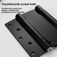 China Stainless Steel Double-Opening Single-Opening Spring Hinges Internal External Two-Way Free-Closing Door Closers Automatic Doors for sale