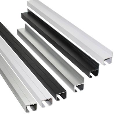 China Modern Adjustable Movable Waterproof Durable Aluminum Picture Hanging Rail for Furniture Hardware with Rope Hooks Easy Assembly for sale