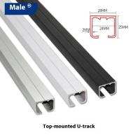 China Modern Adjustable Movable Waterproof Durable Aluminum Picture Hanging Rail for Furniture Hardware with Rope Hooks Easy Assembly for sale