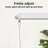 China Modern Adjustable Movable Waterproof Durable Aluminum Picture Hanging Rail for Furniture Hardware with Rope Hooks Easy Assembly for sale