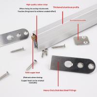 China Hotel Room Door Automatic Lifting Zinc Alloy Aluminium Sealing Strip Purification Clean Bottom Seal Dustproof Soundproofing for sale