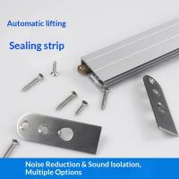 China Hotel Room Door Automatic Lifting Zinc Alloy Aluminium Sealing Strip Purification Clean Bottom Seal Dustproof Soundproofing for sale