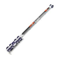 China Modern Design Stainless Steel Hanging Rail Hidden Doors Hardware Silent Sliding Door Track Nylon Wheel Pulley 80-100KGS Loading for sale