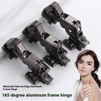 China Modern 180 Degree Angle Hydraulic Hinge Large Glass Door Window Soft Closing Irregular Aluminum Frame Kitchen Steel Hospital for sale