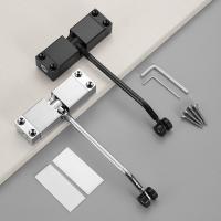 China Silent Spring Automatic Door Closer Aluminum Alloy Wood Simple Design 180 Opening 50kg Capacity Household Hotel Use Normally for sale