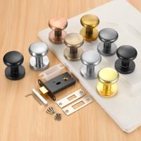 China Modern Single-Sided Invisible Handle Zinc Alloy Keyless Silent Waterproof Door Lock Home Bedroom Wooden Background Wall for sale