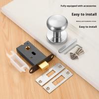 China Modern Single-Sided Invisible Handle Zinc Alloy Keyless Silent Waterproof Door Lock Home Bedroom Wooden Background Wall for sale