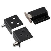 China Modern Stock Stainless Steel CT Corner Code Hidden Hinge Rotating Shaft Loose Leaf Hidden Iron-No Drilling Door Window Hinges for sale