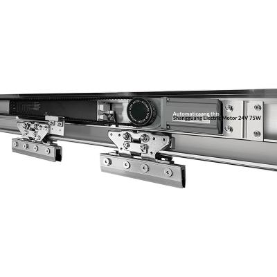 China Directly Supplied Manufacturer Electric Glass Automatic Sliding Sensor Door 125 Motor Aluminum Alloy New Chinese Style Complete for sale