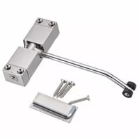 China Simple Modern Stainless Steel Adjustable 20-30kg Automatic Door Closer Spring School Kitchen Hotel Living Room Hospital Outdoor for sale