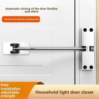 China Simple Modern Stainless Steel Adjustable 20-30kg Automatic Door Closer Spring School Kitchen Hotel Living Room Hospital Outdoor for sale