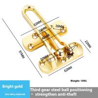 China Zinc Alloy XF Brand Anti-Theft Furniture Locks 180 Rotation 30mm Thickness Modern Design Factory Direct Bedroom Hotel Apartments for sale