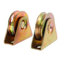 China Xiongfeng XF-VU40 Color Steel V-Shaped Rail Wheel Sliding Door Thickened Support Strong Load Bearing Screw Installation Flexible for sale